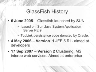 Glassfish An Introduction | PDF | Operating Systems | Computer Software and Applications