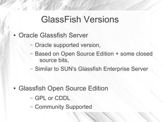 Glassfish An Introduction | PDF | Operating Systems | Computer Software and Applications