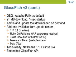 GlassFish and JavaEE, Today and Future | ODP | Computer Software and Applications | Computing
