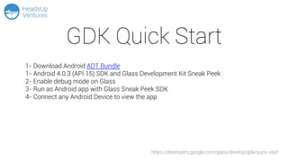 An Overview of Google Glass GDK | PPT