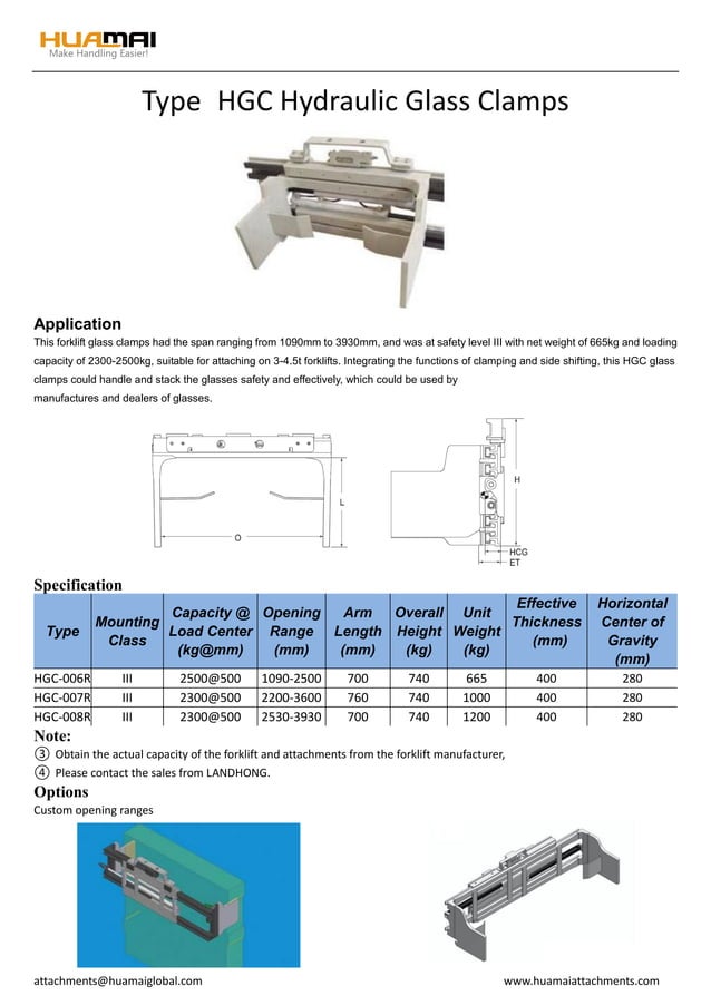 Glass handling with forklift attachment | PDF