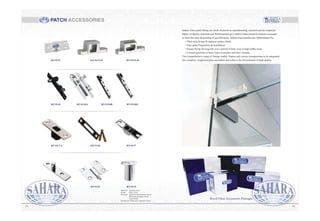 Glass hardware accessories | PDF