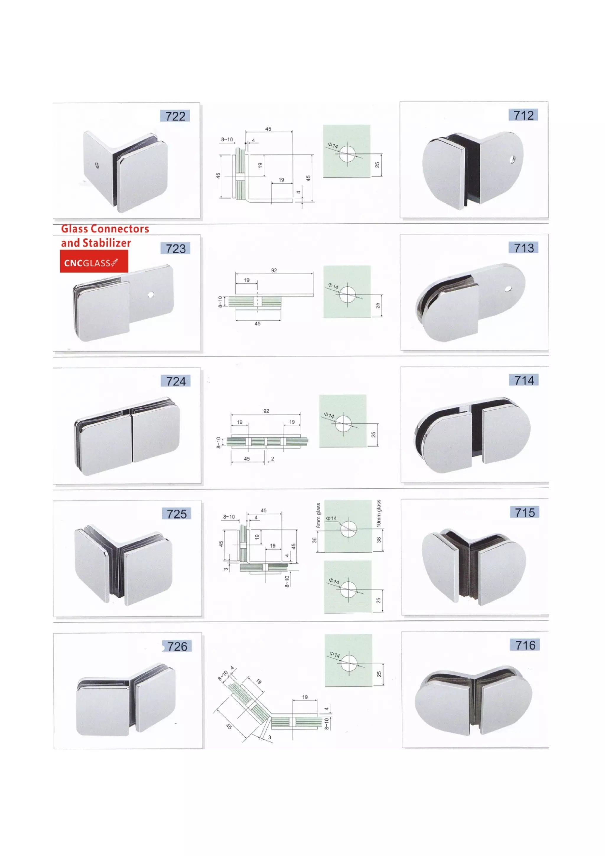 Glass Hardware Glass Connectors and Stabilizers | PDF