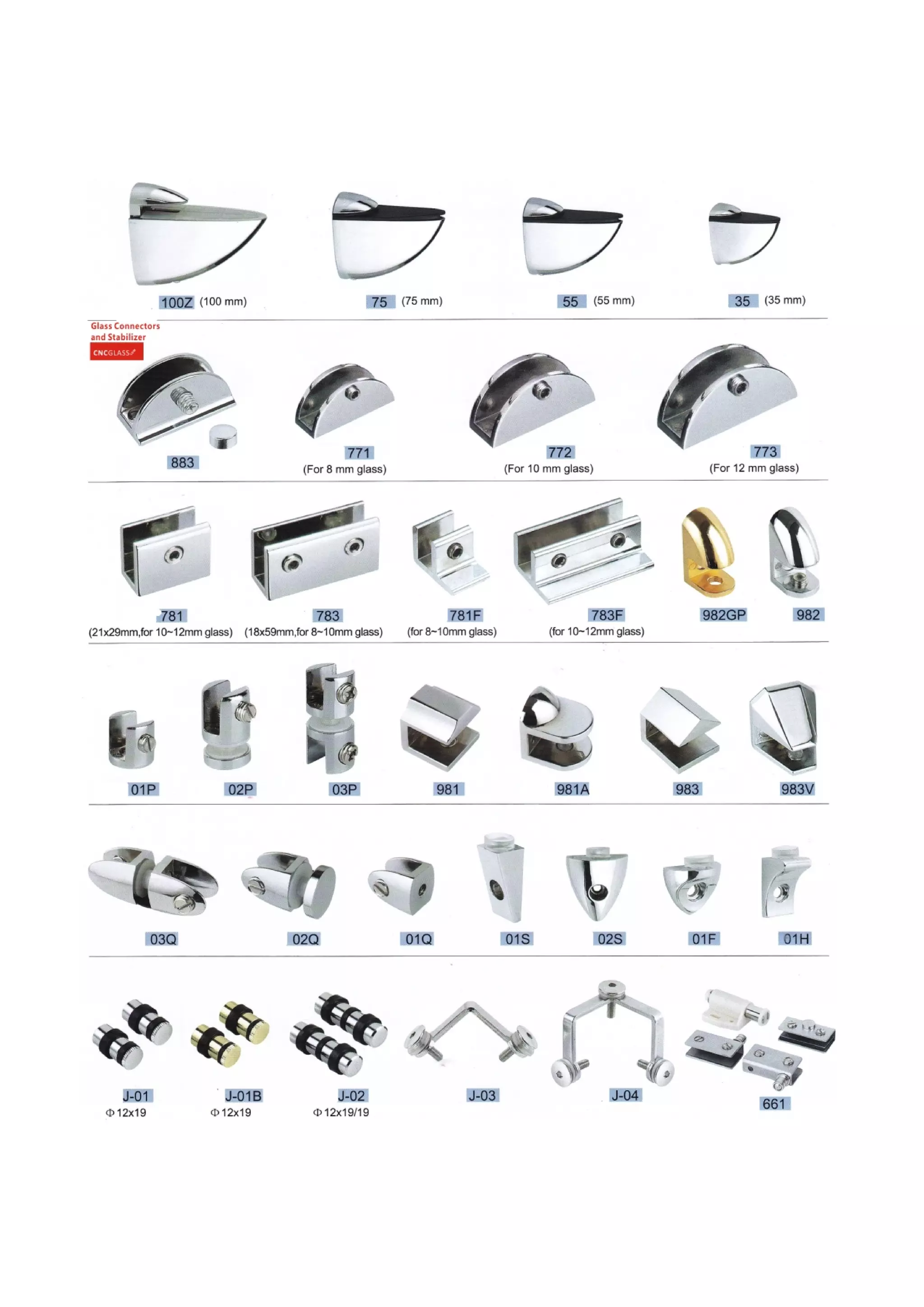 Glass Hardware Glass Connectors and Stabilizers | PDF