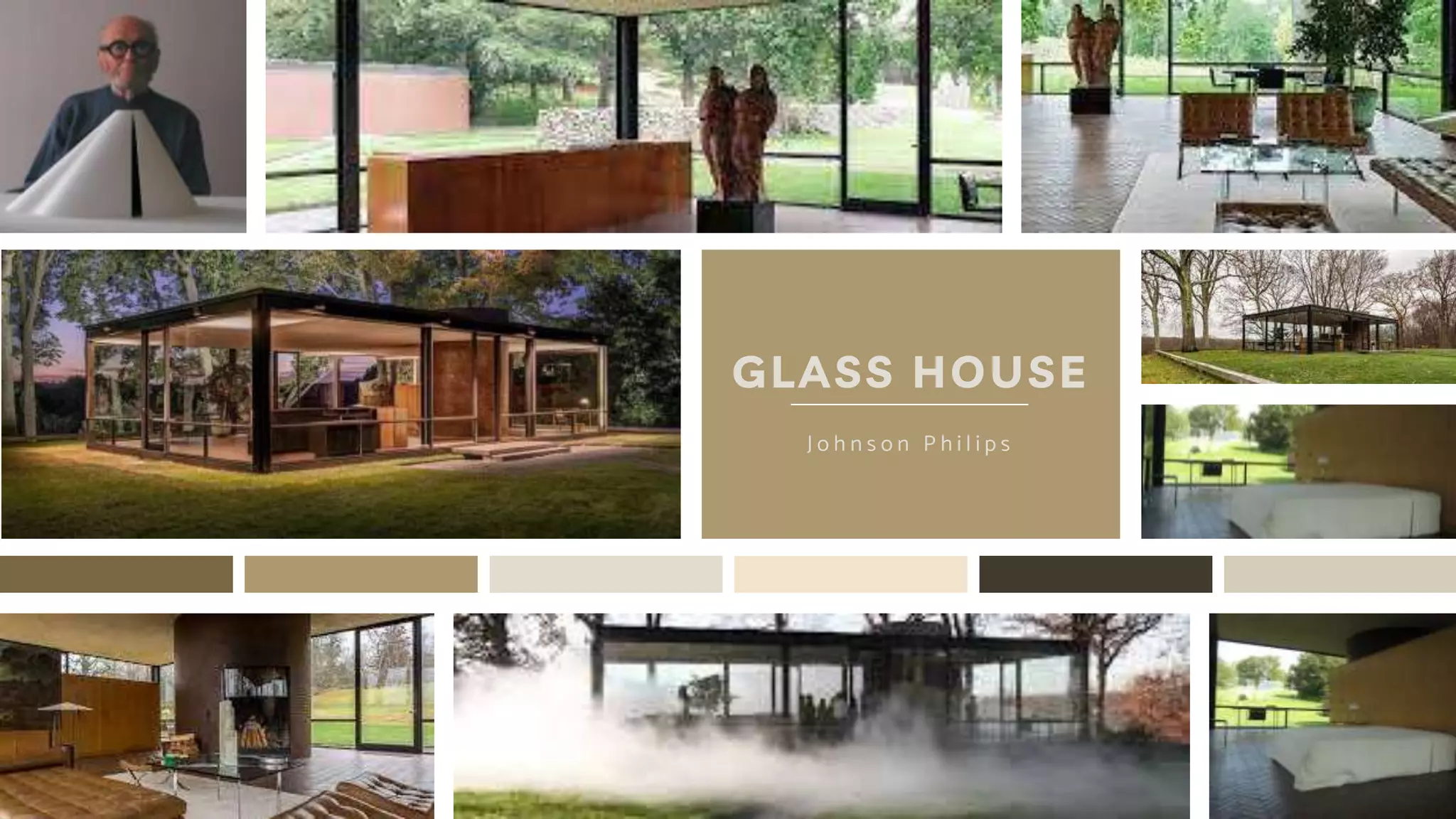 Tangible and Intangible Architecture |Glass House| Semester II | | PPTX