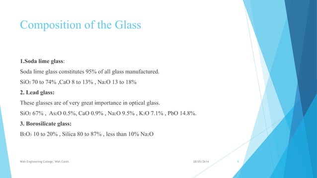 Glass industry presentation | PPTX | Geology | Science