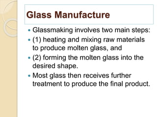 Glass in Materials Science | PPTX