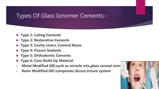 Glass inomer cement | PPTX