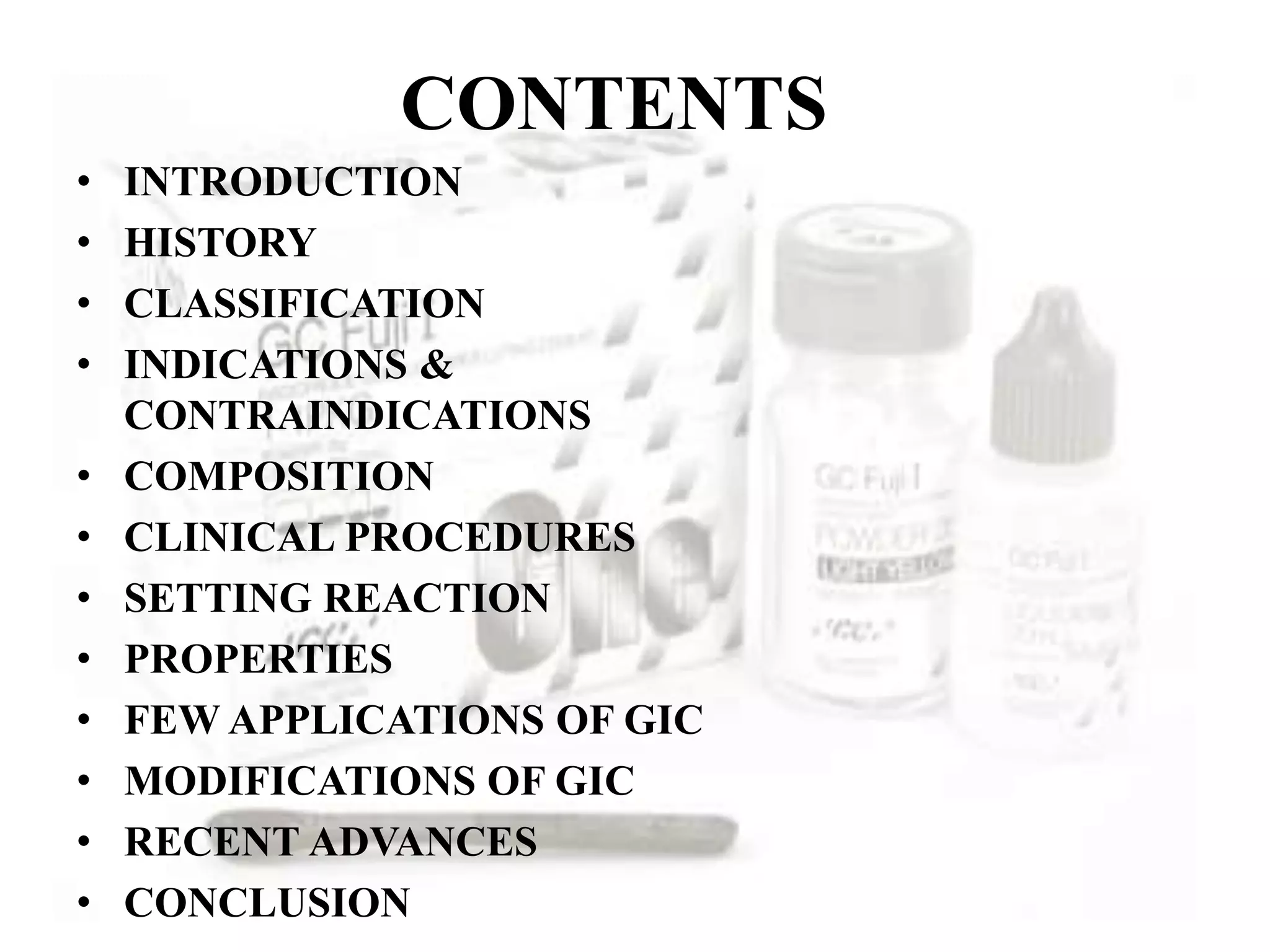 Glass ionomer cement | PPTX