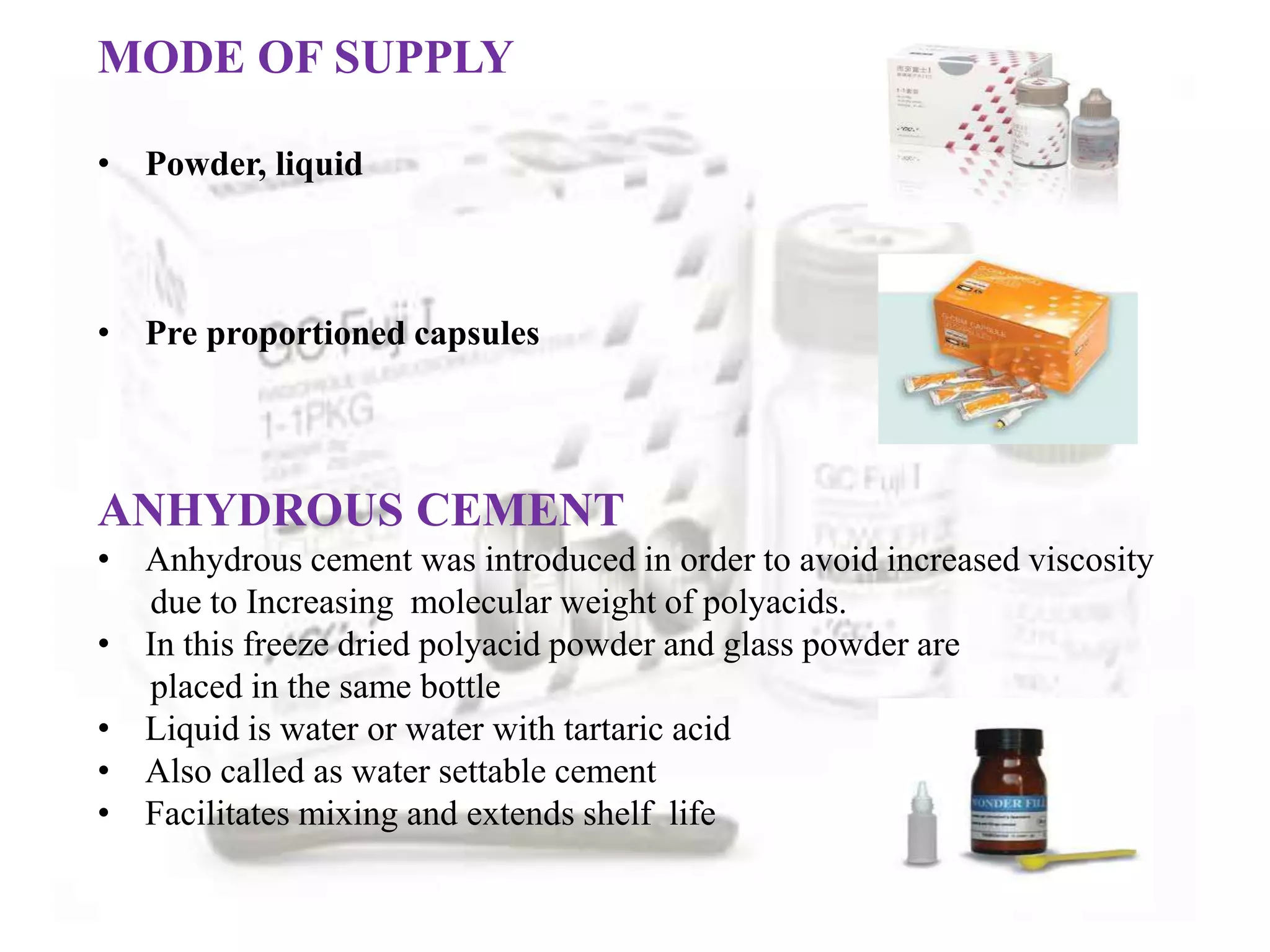 Glass ionomer cement | PPTX