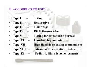 Glass ionomer ppt store