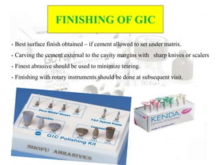 Glass ionomer cement | PPTX