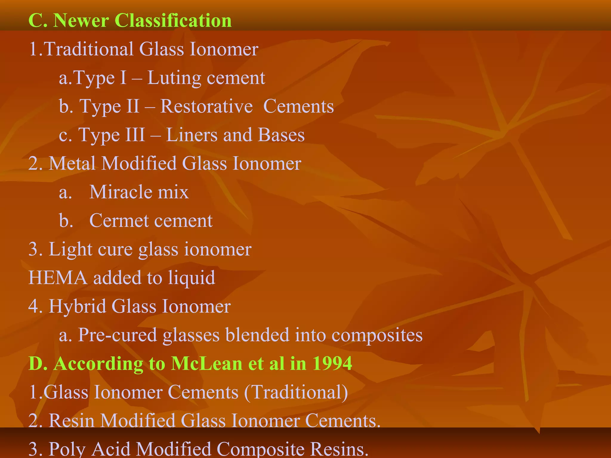 Glass ionomer cement | PPT