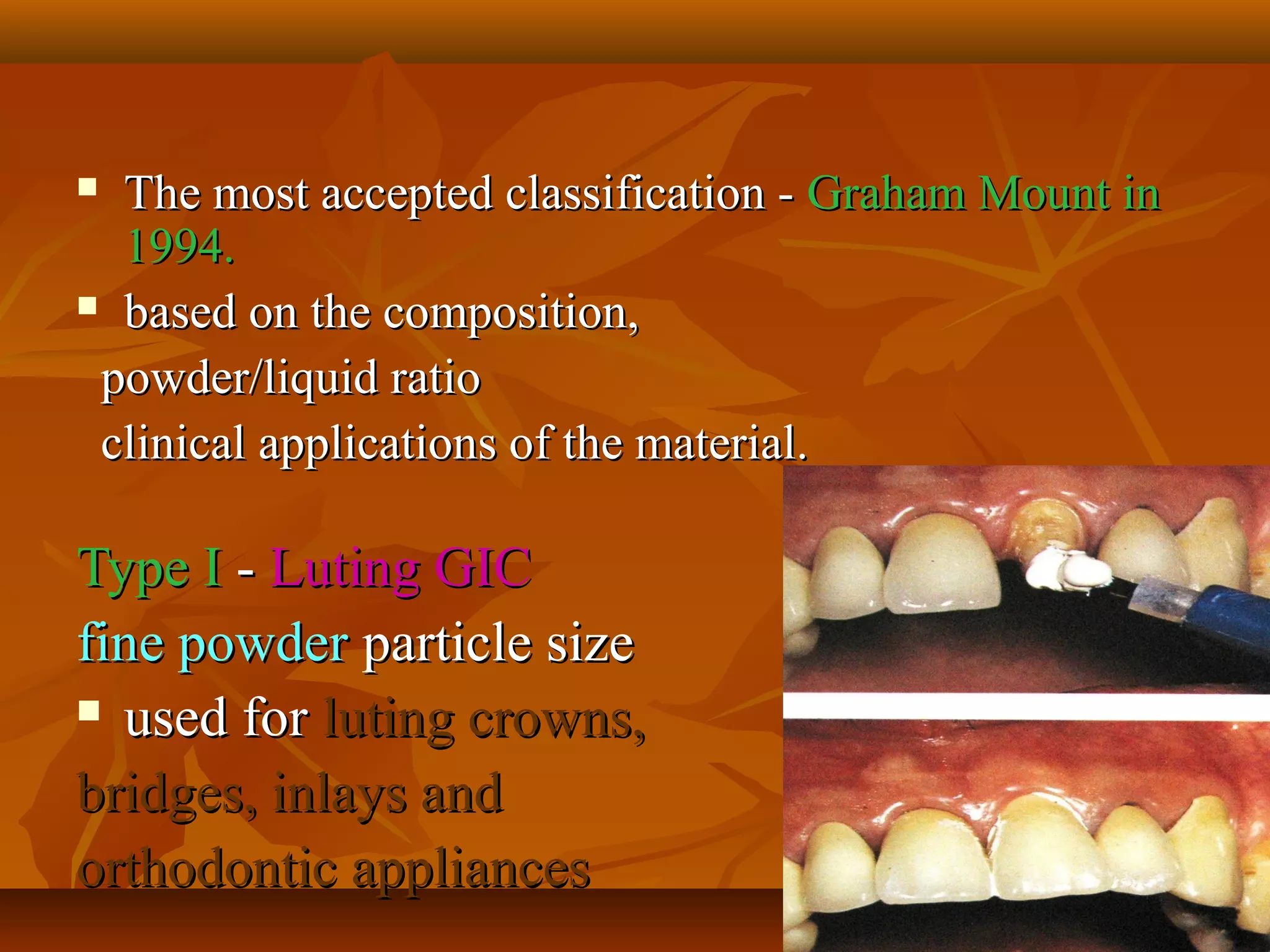 Glass ionomer cement | PPT