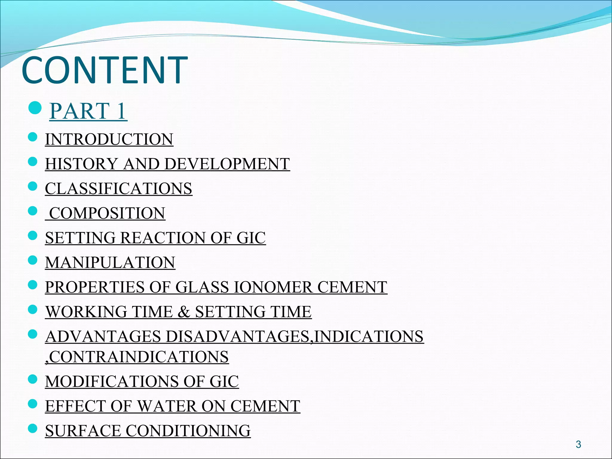 Glass ionomer cement | PPT
