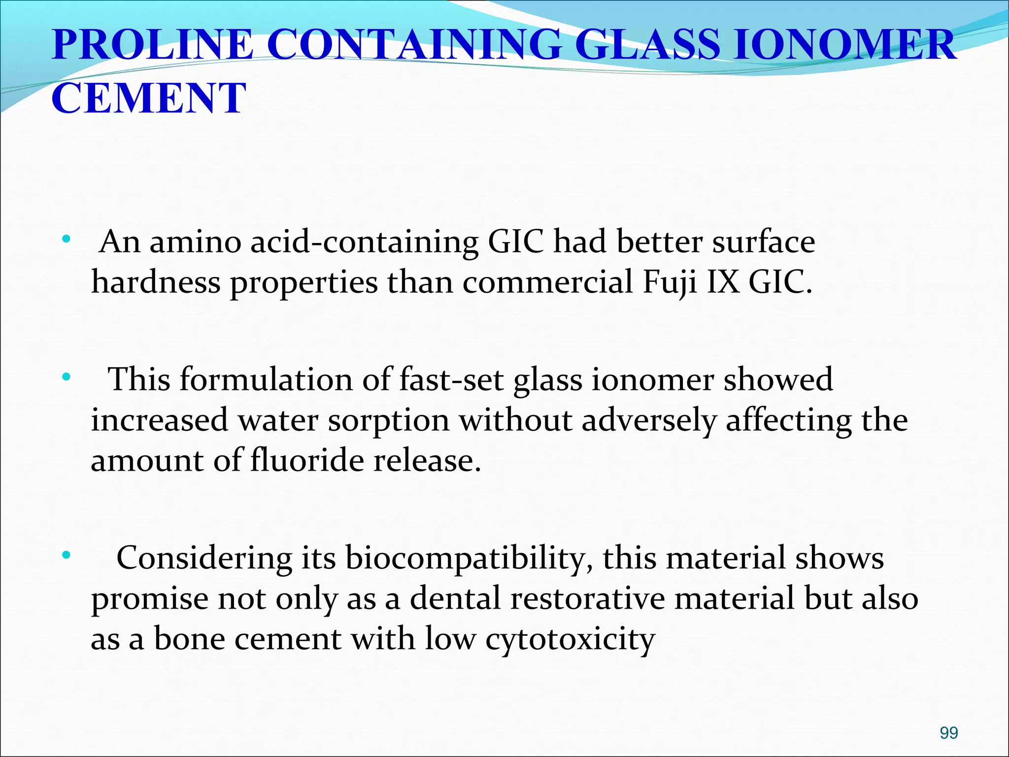 Glass ionomer cement | PPT