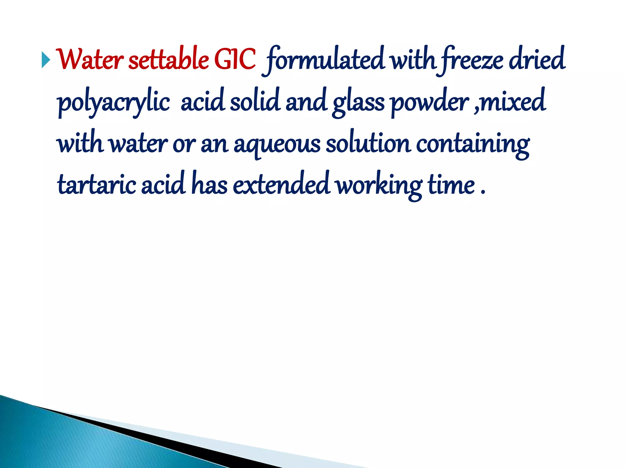 Glass ionomer cement | PPTX