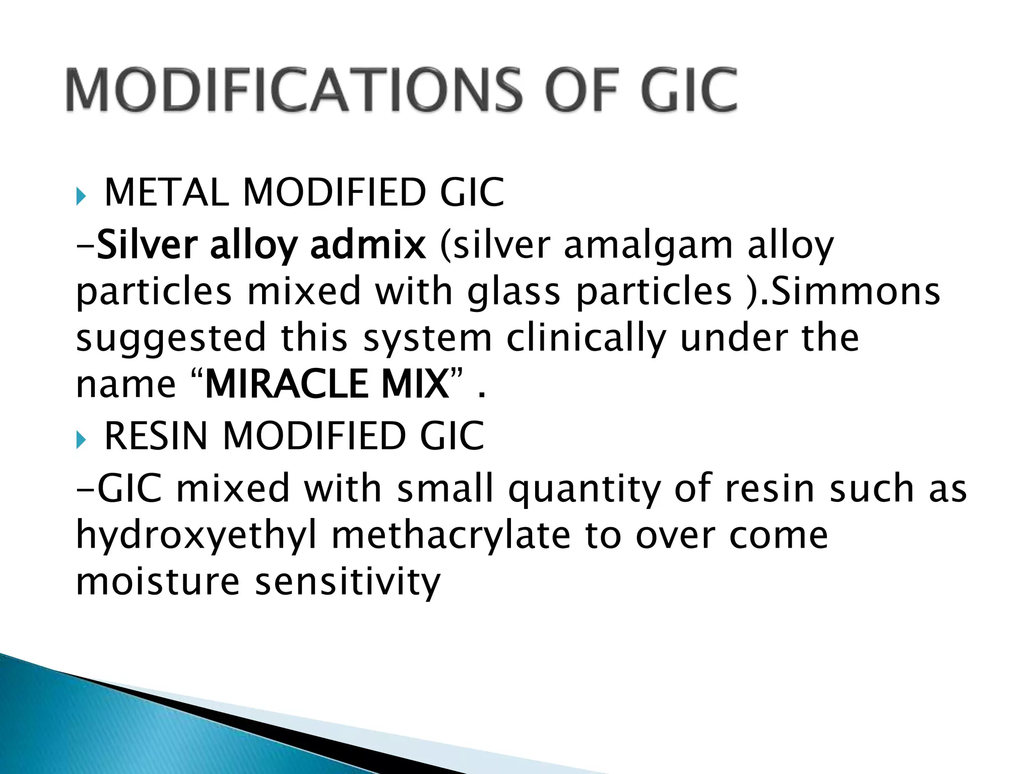 Glass ionomer cement | PPTX