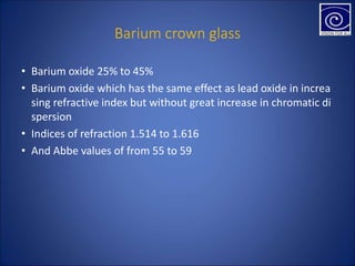 Glass lens manufacturing | PPT