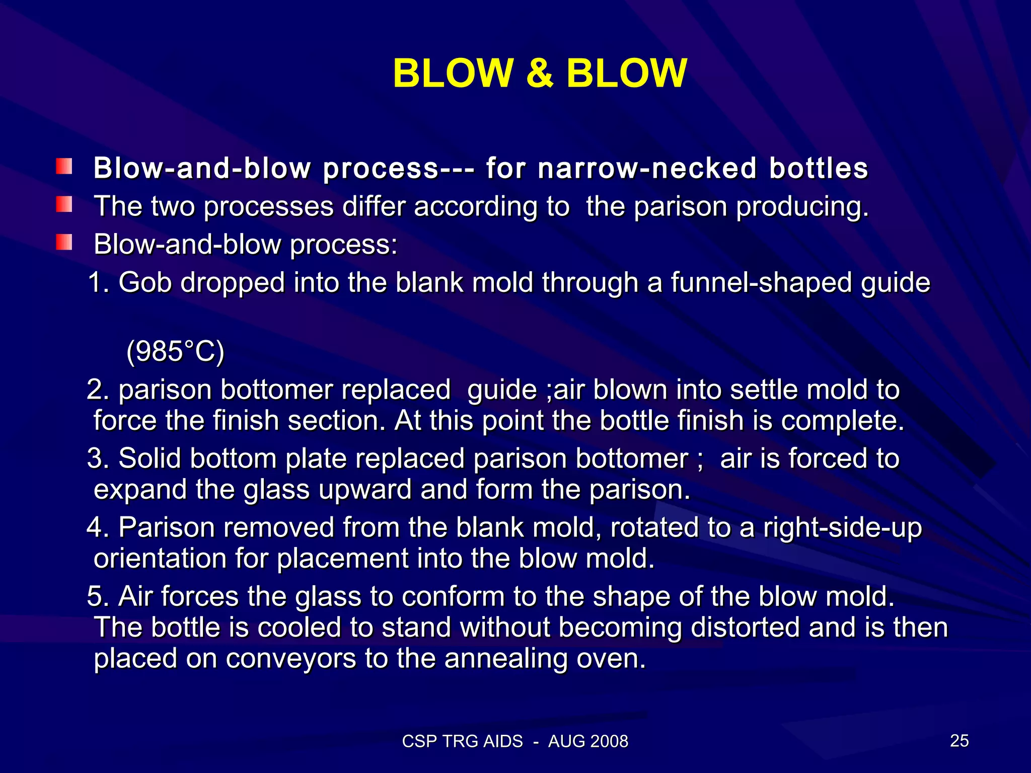 Glass manufacture | PPT