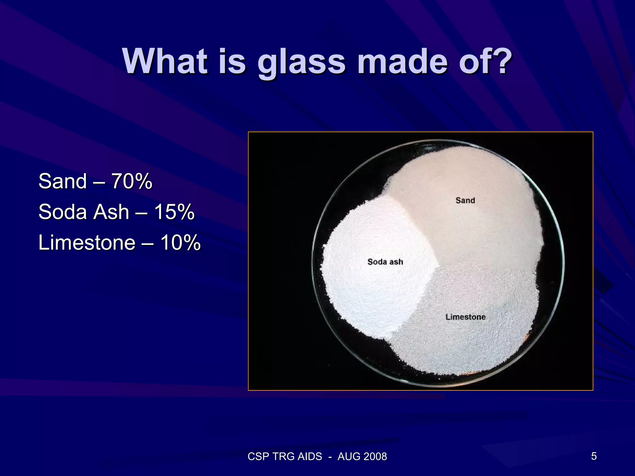 Glass manufacture | PPT