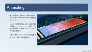 Glass manufacturing and types | PPTX