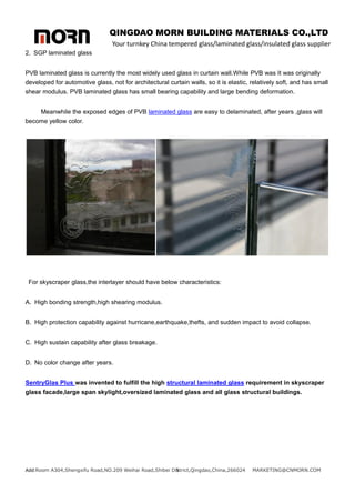 Glass panel design for skyscrapers glass facade | PDF