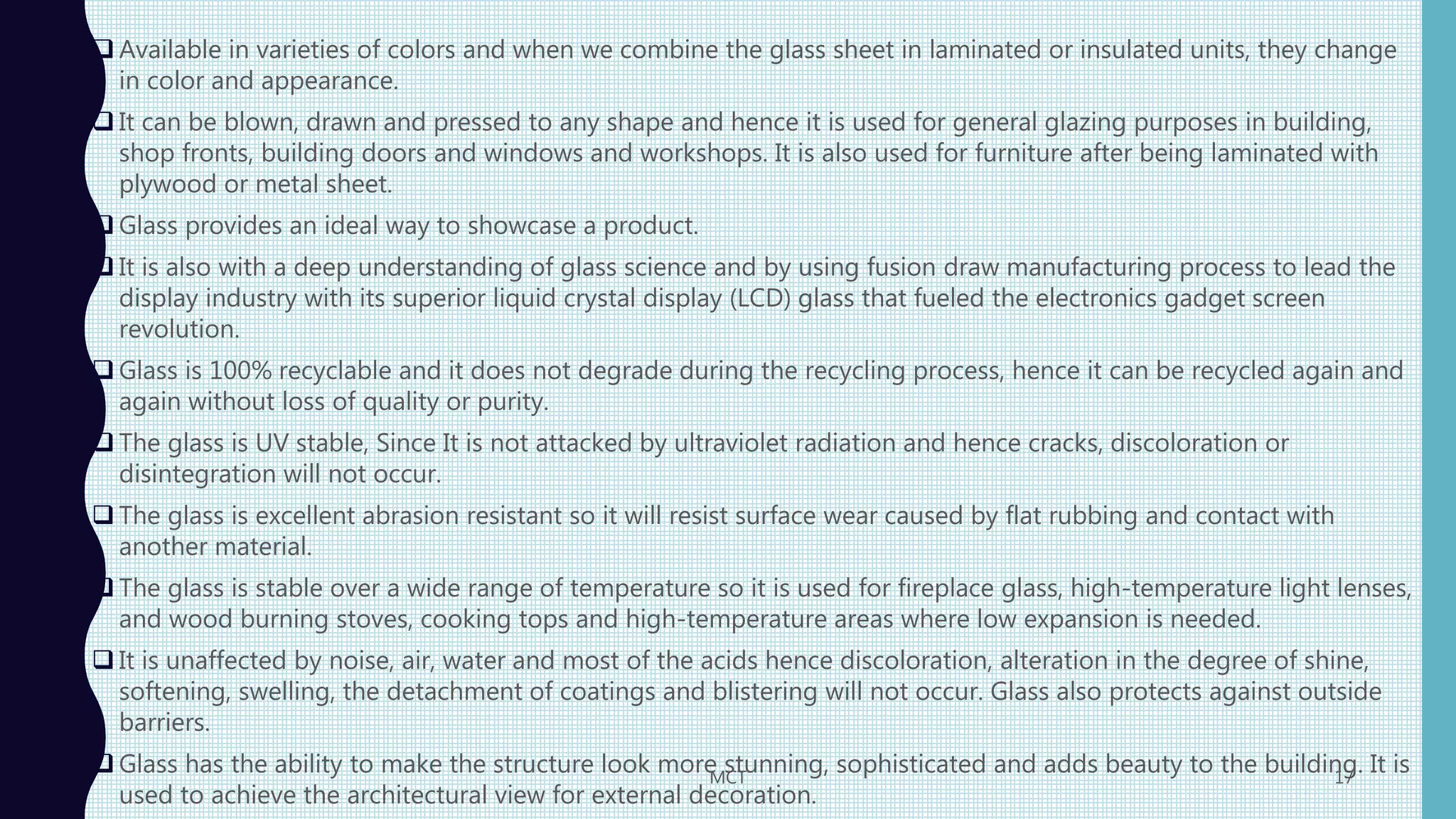 Finnishing Material Glass | PPTX | Interior Decorating | Home & Garden