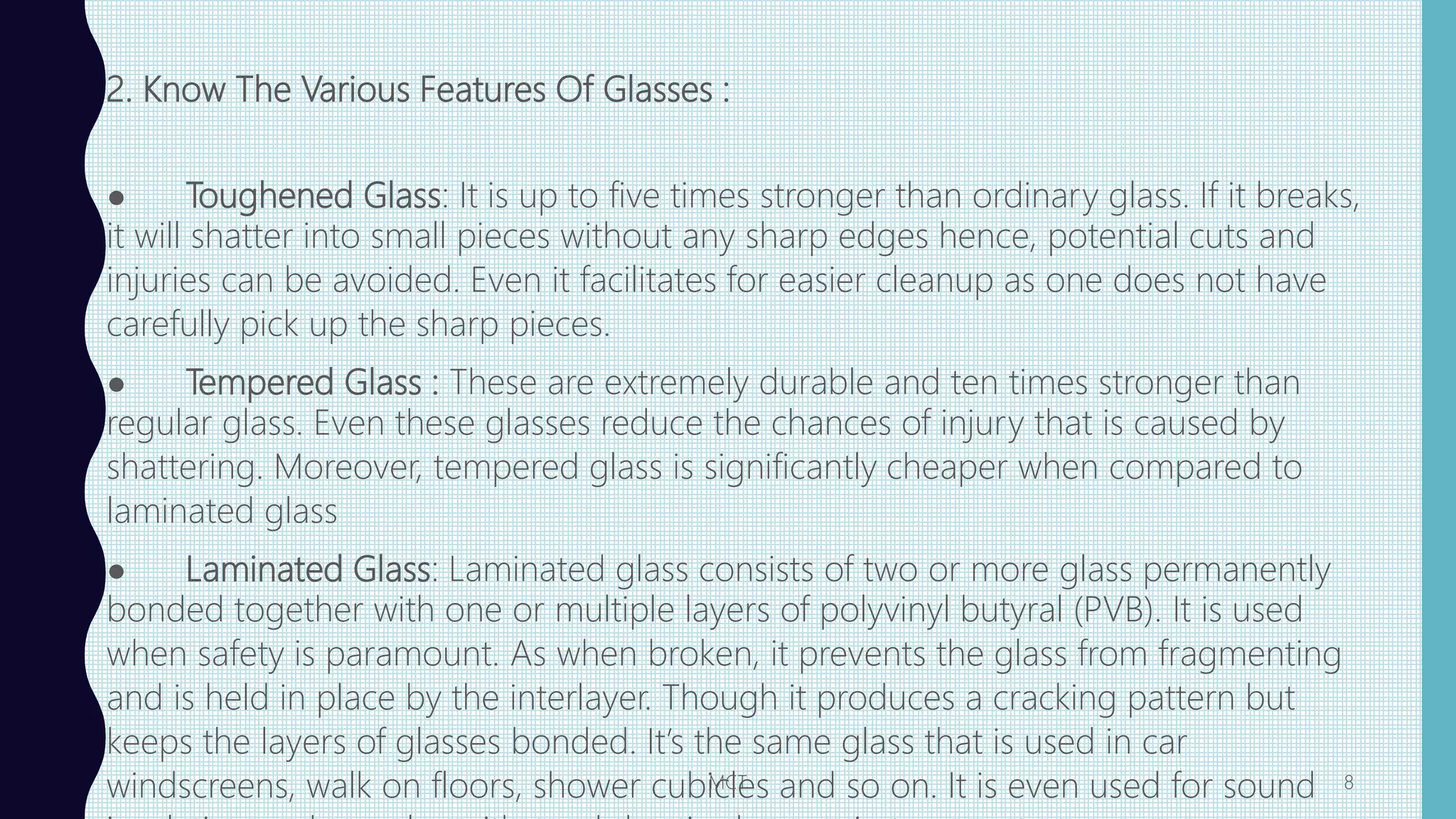 Finnishing Material Glass | PPTX | Interior Decorating | Home & Garden