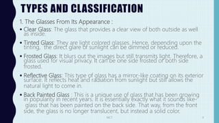 Finnishing Material Glass | PPTX | Interior Decorating | Home & Garden