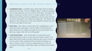Finnishing Material Glass | PPTX