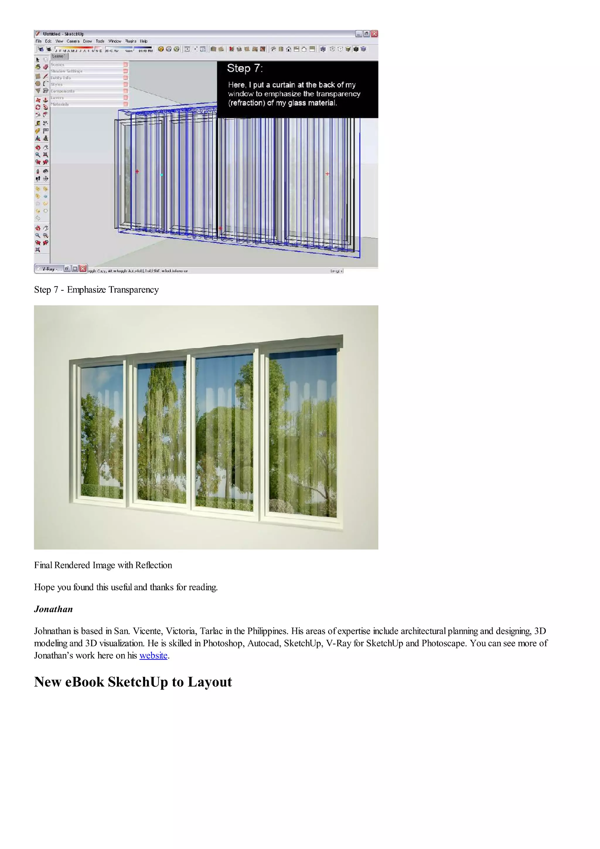 Glass reflection effect ...ials by sketch upartists | PDF