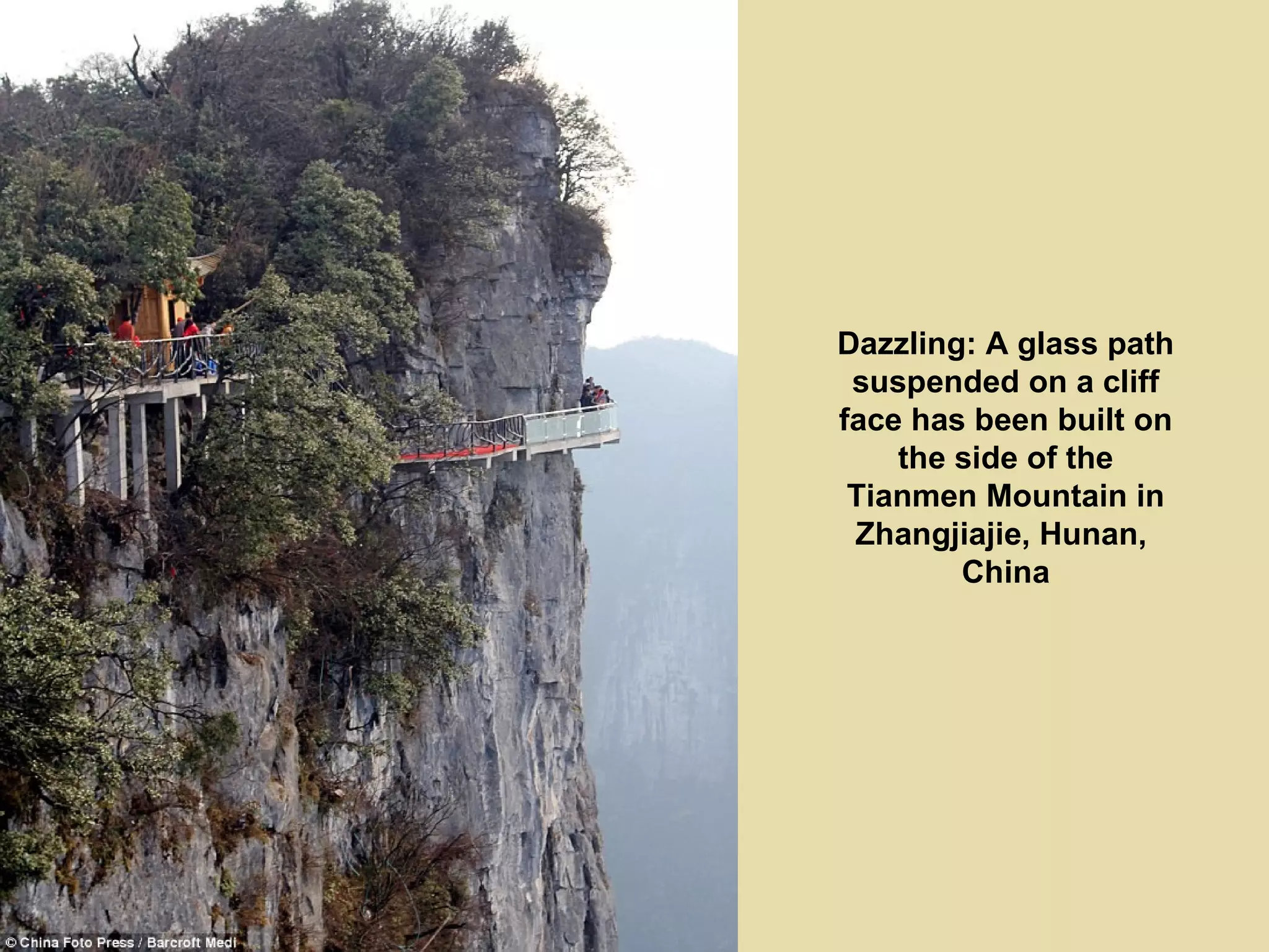 Glass Skywalk In Zhangjiajie, China | PPS