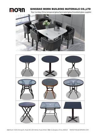 Glass table tops advantages,glass options and maintenance | PDF