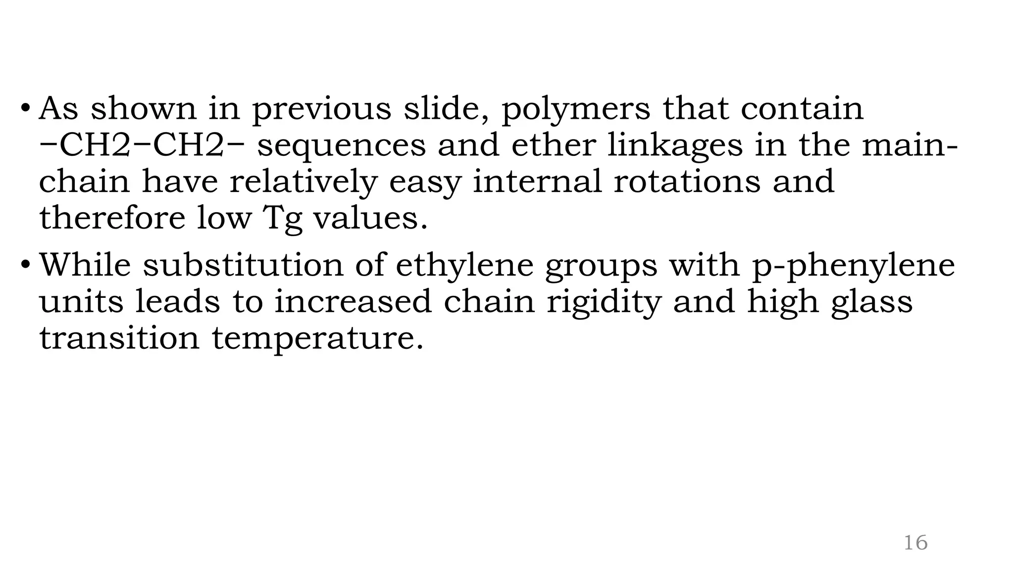 Glass transition temperature (tg) | PPTX