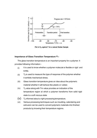 Glass transition tempreature | PPTX