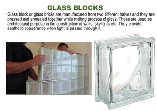 GLASS USED IN THE BUILDING INDUSTRY.pdf