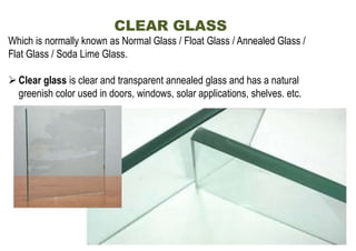 GLASS USED IN THE BUILDING INDUSTRY.pdf