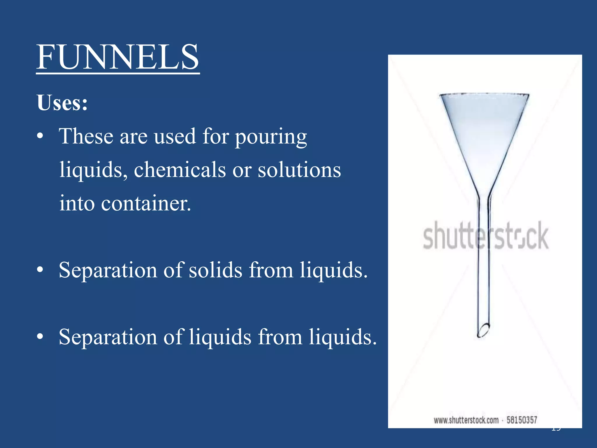 Glassware and laboratory equipment, biochemistry by Dr. Anurag Yadav | PPTX