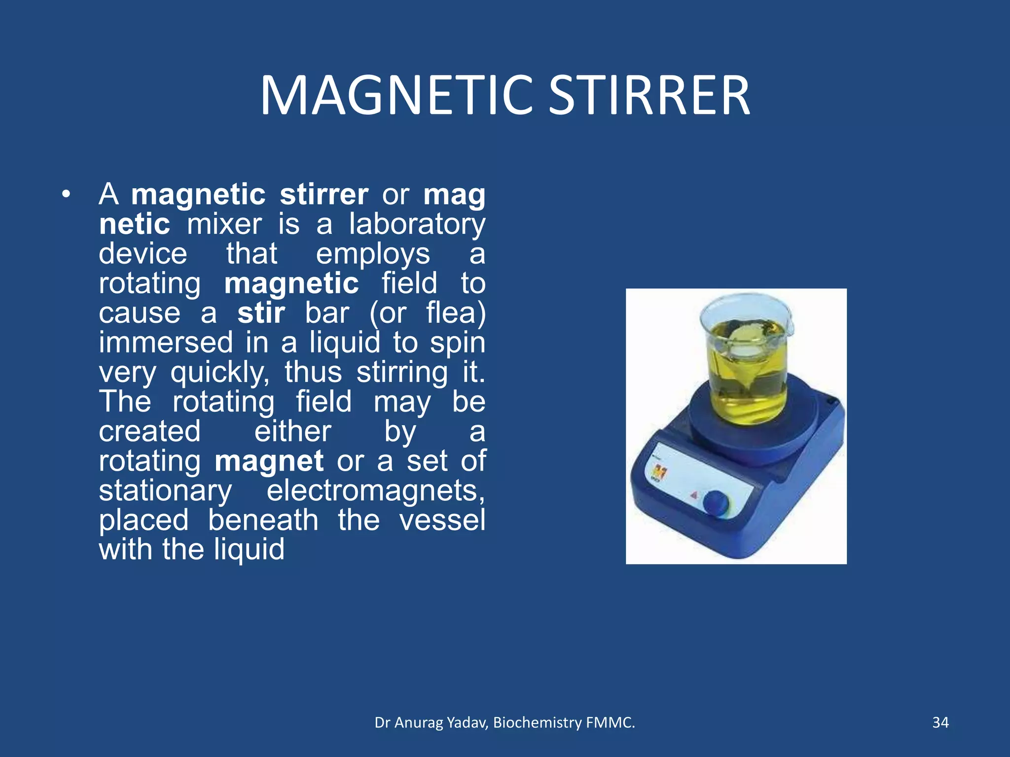 Glassware and laboratory equipment, biochemistry by Dr. Anurag Yadav | PPTX