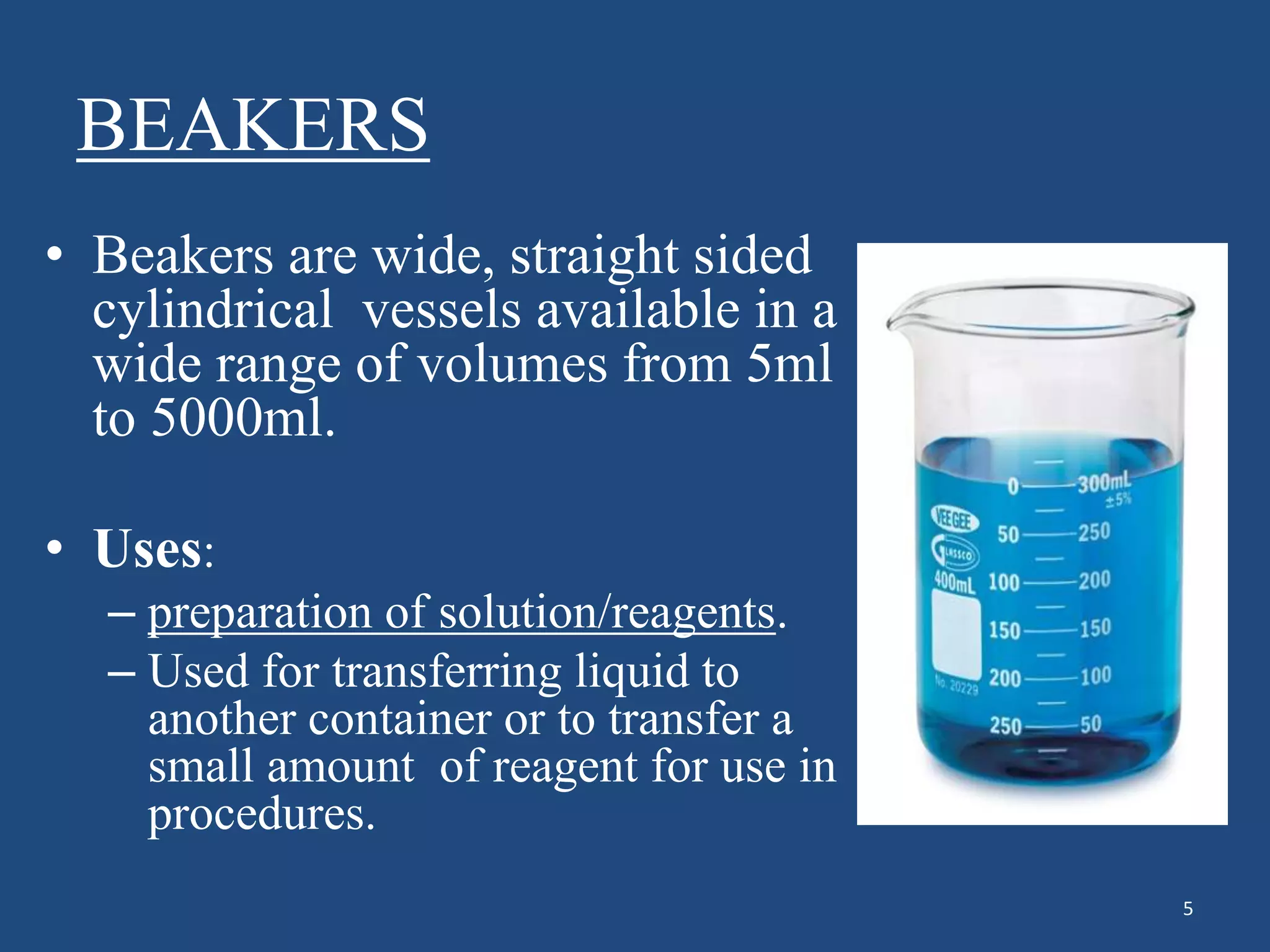Glassware and laboratory equipment, biochemistry by Dr. Anurag Yadav | PPTX
