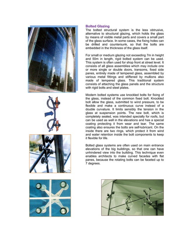 Glass work details | PDF