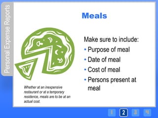 Personal Expense Report | POTX | Budget Travel | Travel Type