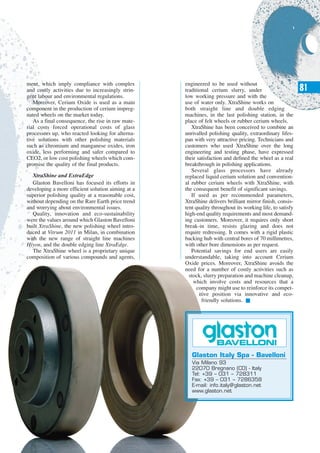 Glaston Bavelloni Tools | PDF