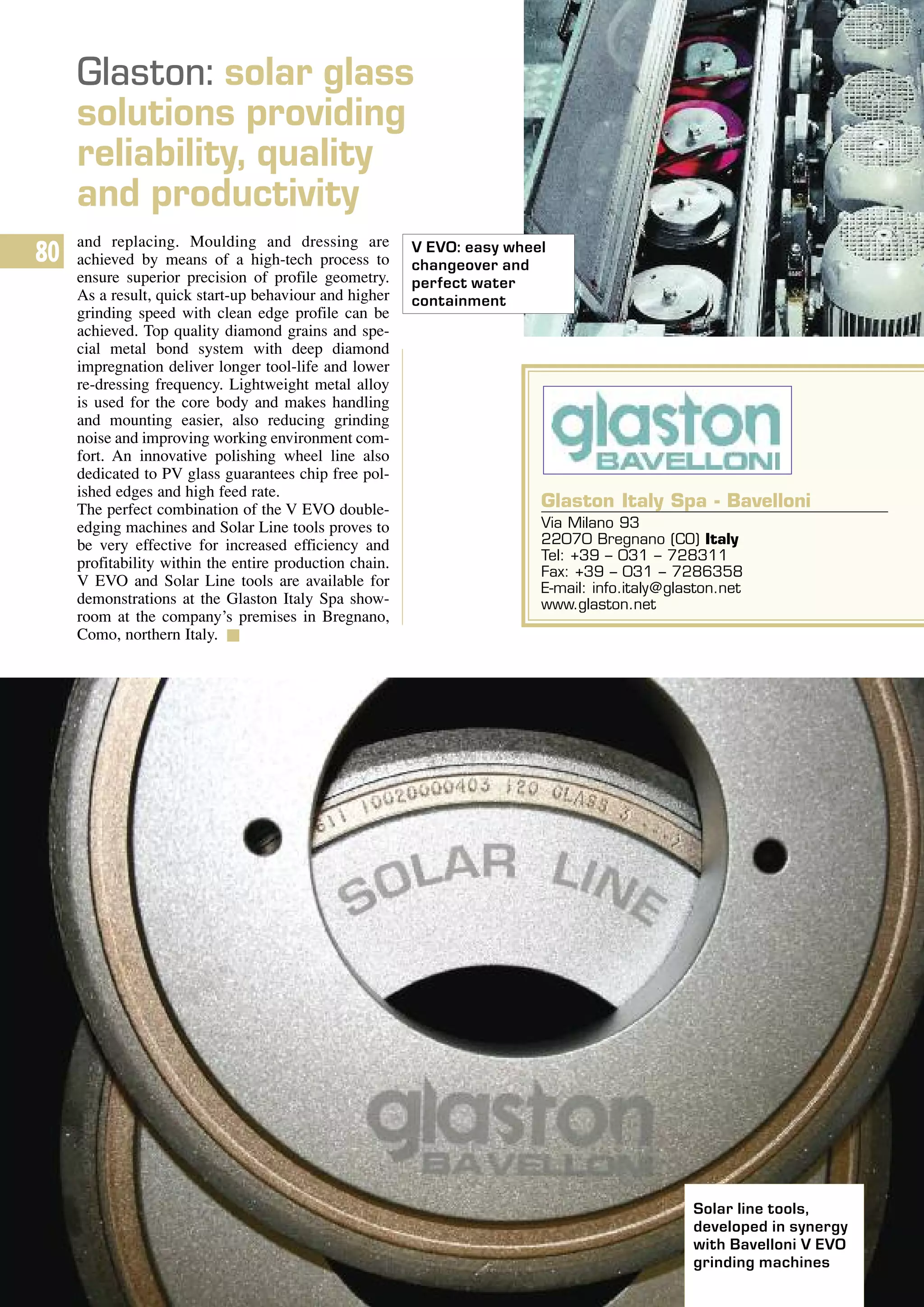 Glaston Bavelloni GTI | PDF