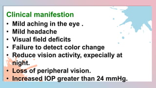 Glaucoma-1.pptx disorder of eye affects the vision | PPT
