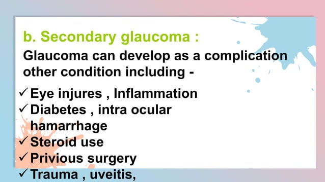 Glaucoma-1.pptx disorder of eye affects the vision | PPT