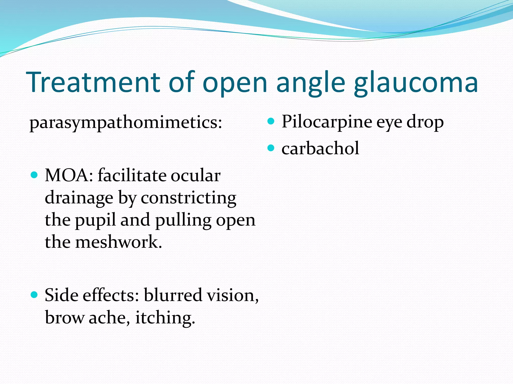 Glaucoma - symptomes and treatment | PPTX