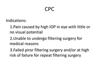 Glaucoma laser therapy | PPTX