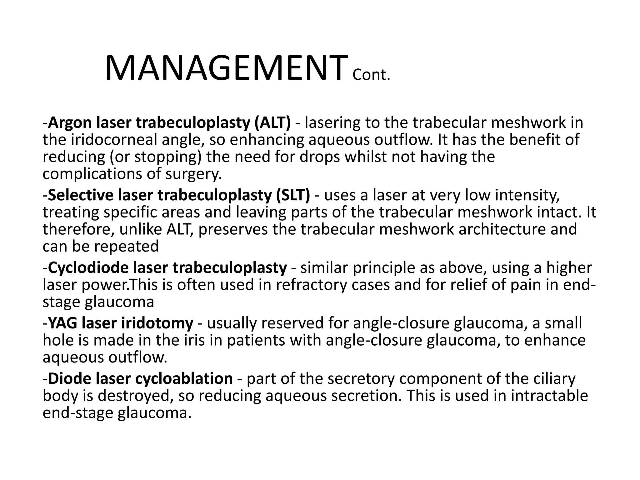 Glaucoma (opthalmology) | PPTX